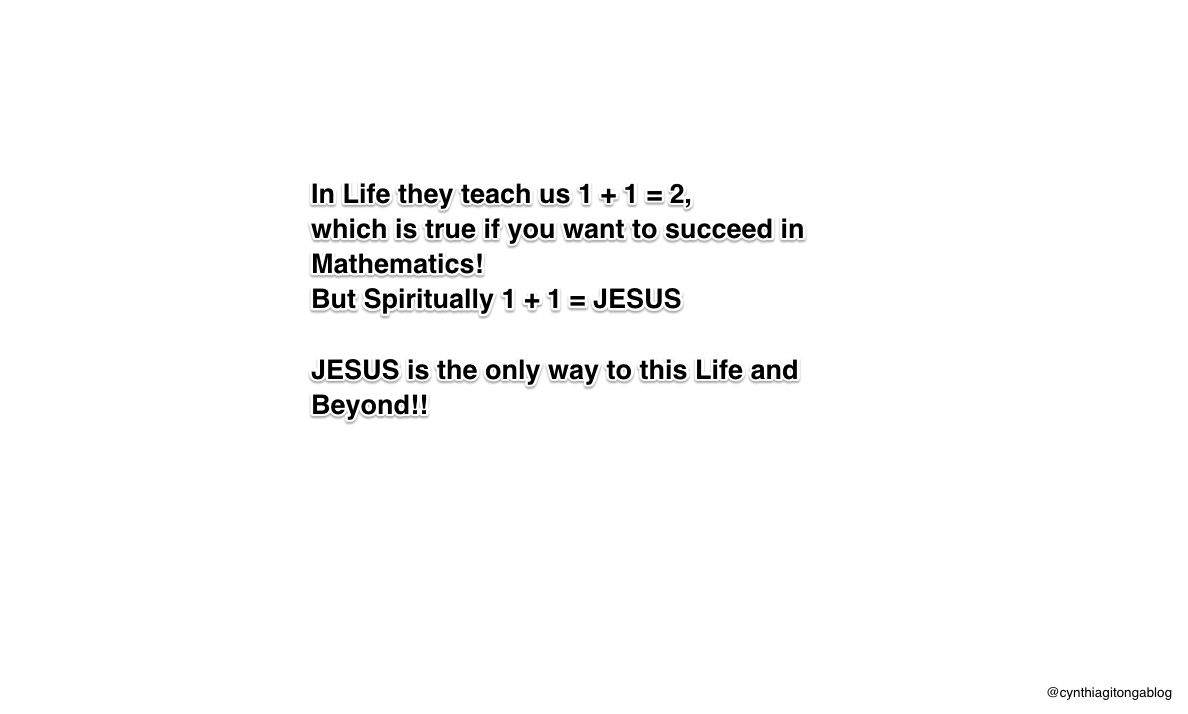 Mathematics – Cynthia Gitonga Blog